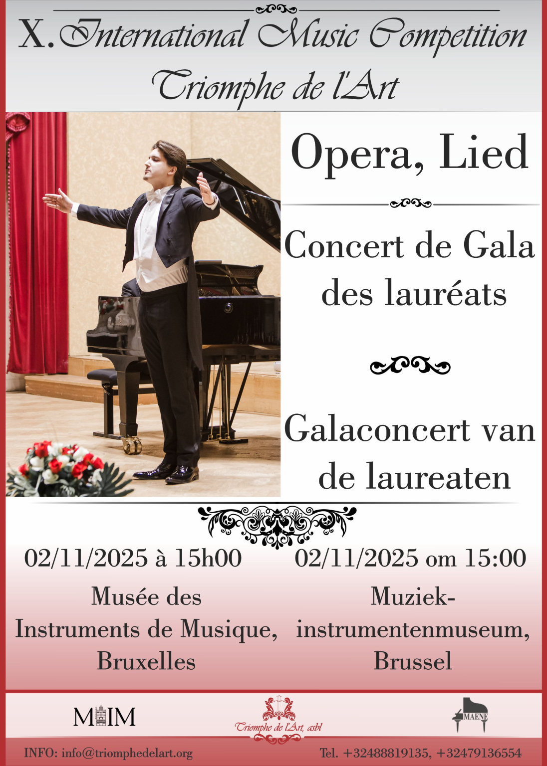 Opera & Lied : Gala concert of the competition Triomphe de l'Art 2025 ...